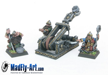 Dwarf Grudge Thrower – MadFly-Art Miniature Painting Studio