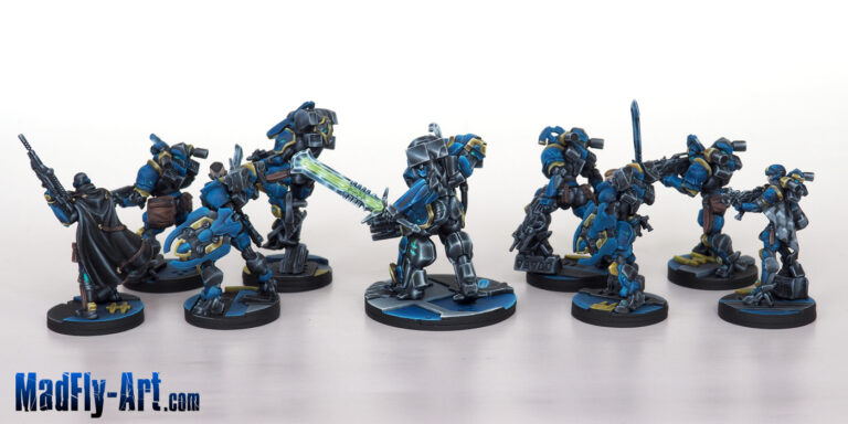 O-12 Torchlight Brigade Action Pack – MadFly-Art Miniature Painting Studio